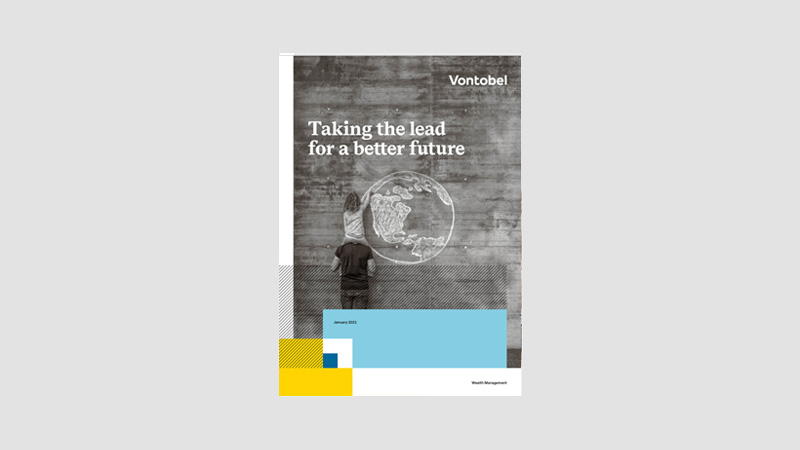 Drive positive change with ESG | Vontobel Drive positive change with ESG | Vontobel